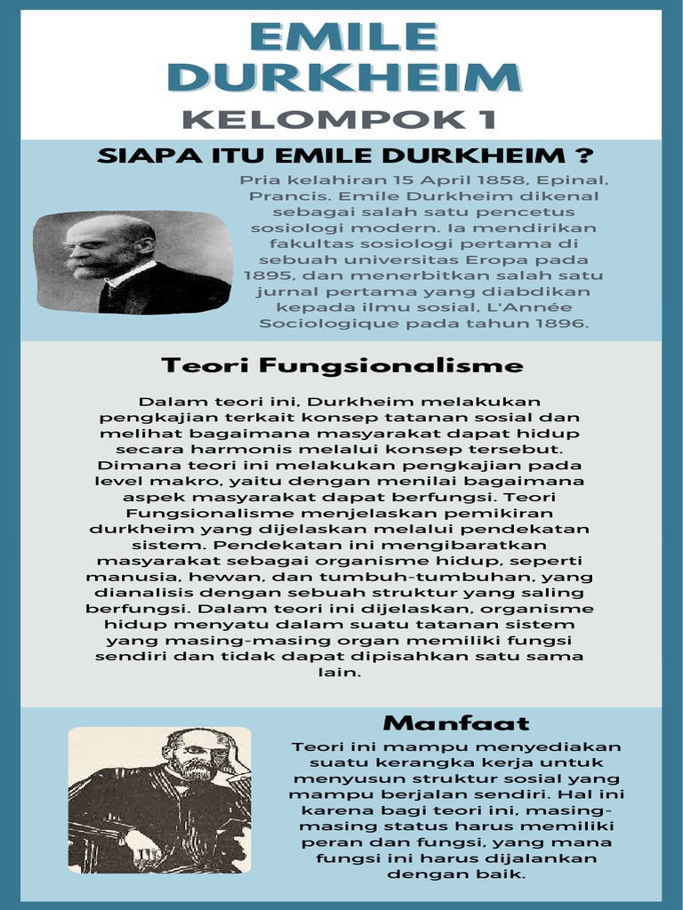 Emile durkheim | PDF