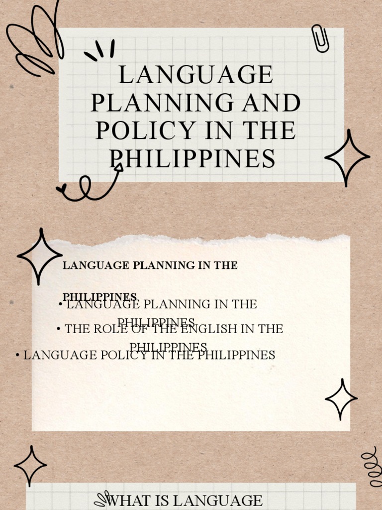 Torres, Manlongat - Language Planning and Policy | PDF | Philippines ...