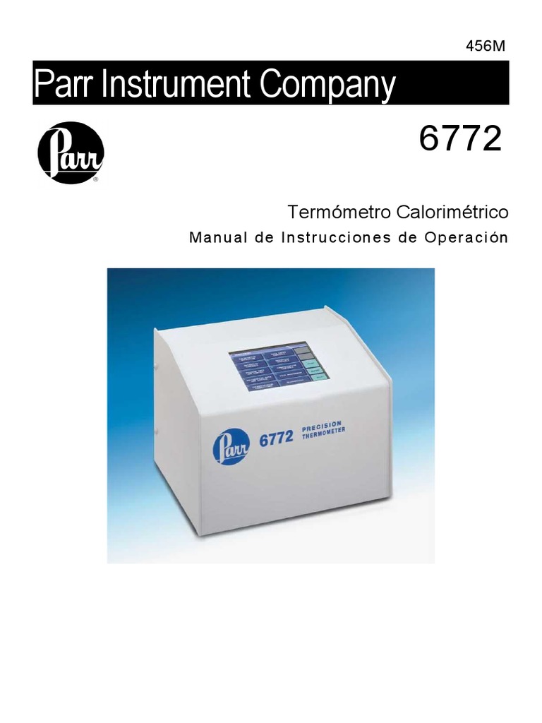 456M Manual TermometroCalorimetro (Traducido) | PDF