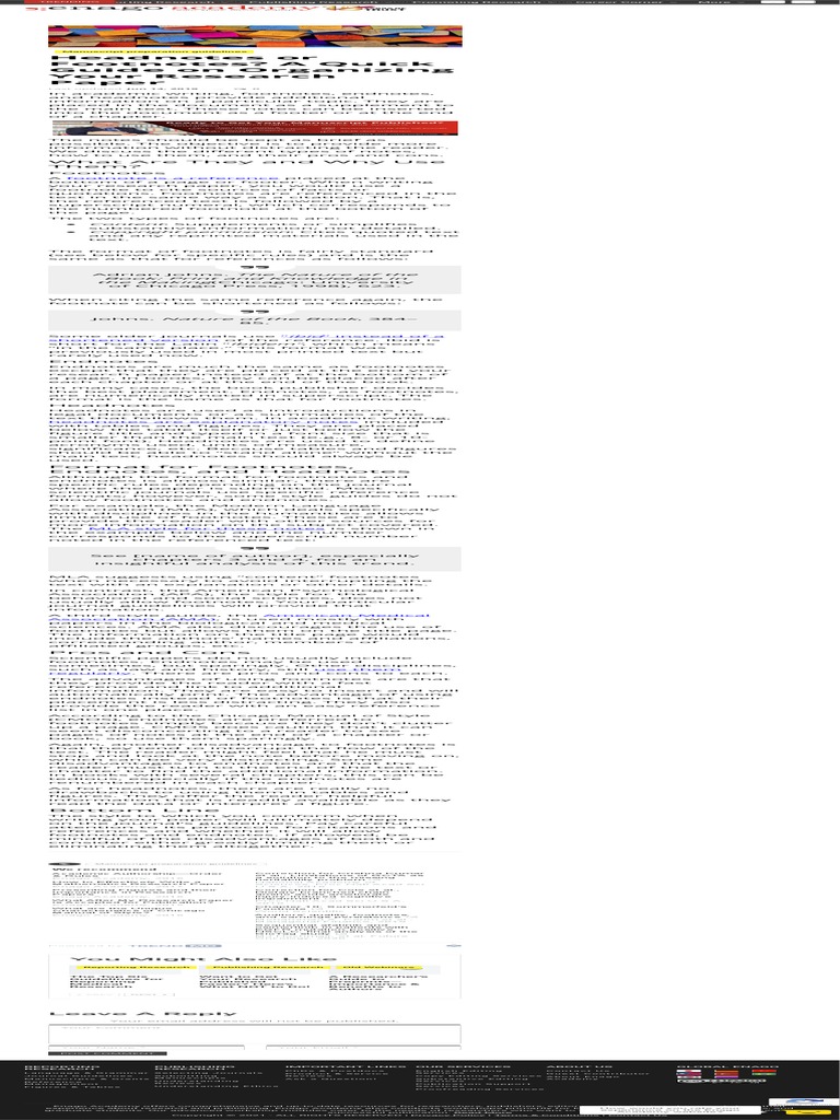 Headnotes or Footnotes A Quick Guide On Organizing Your Research Paper ...