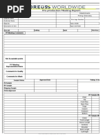 Garment Inline Inspection Report Guide | PDF | Sewing | Gauge (Knitting)