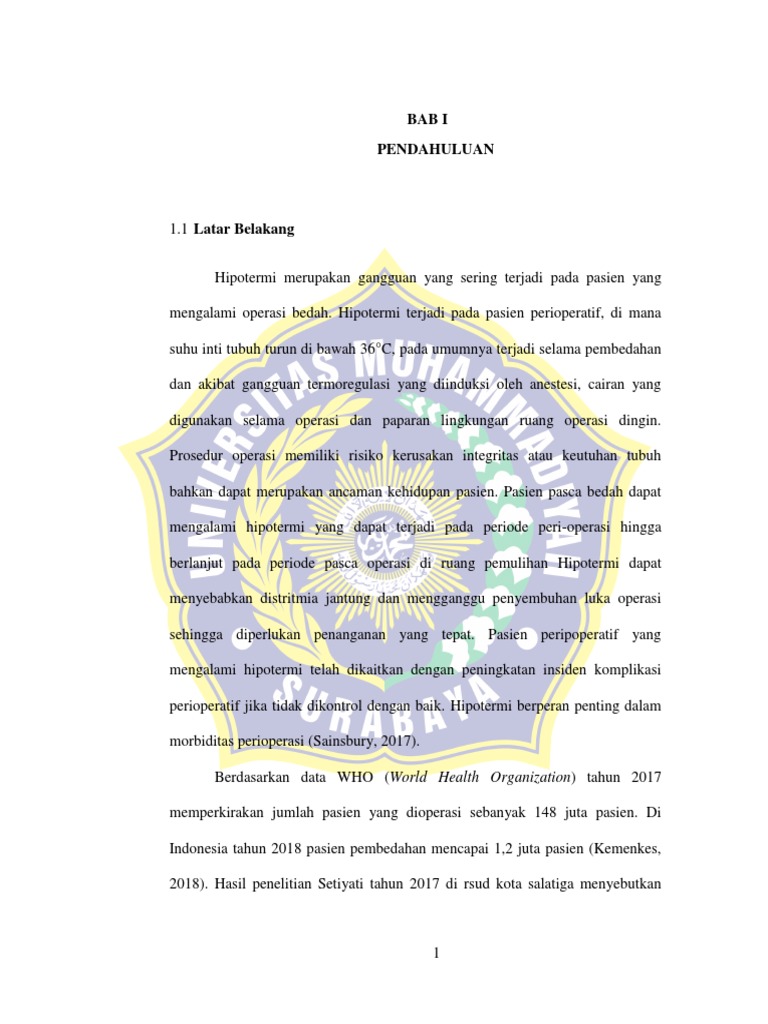 BAB - 1 Ada Dapus | PDF | Kesehatan Holistik