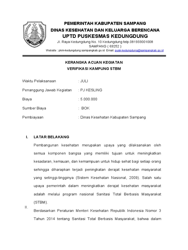 Kak Monitoring STBM | PDF