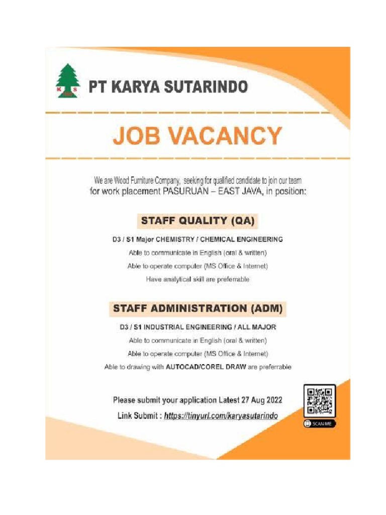 Job Vacancy | PDF