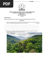 Uace Uneb Geography 1 2024 | PDF