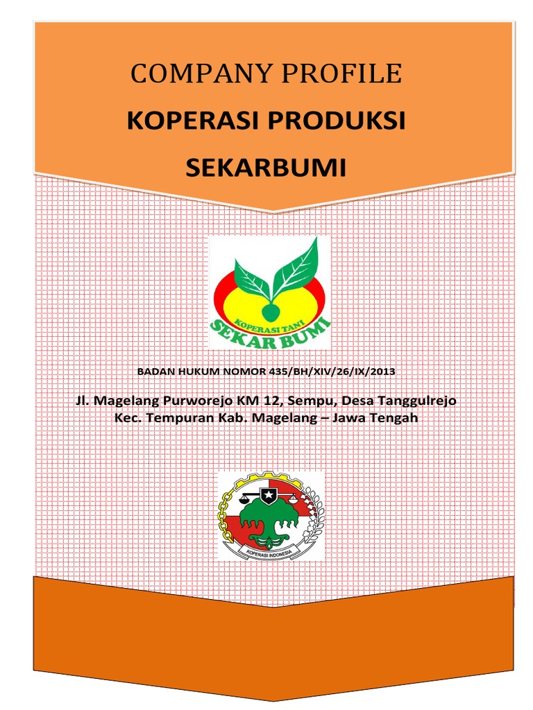 Company Profile Koperasi Produksi Sekar | PDF