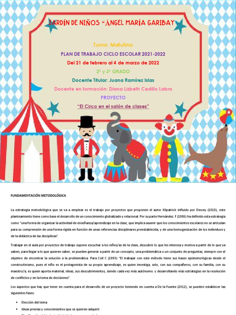 El Circo en el salón de clases | PDF | Evaluación | Aprendizaje