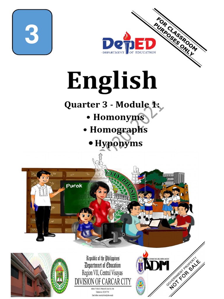 English-3 SLM Q3 M1 V1.0-CC-released-17Mar2021 | PDF | Career & Growth | Self-Improvement