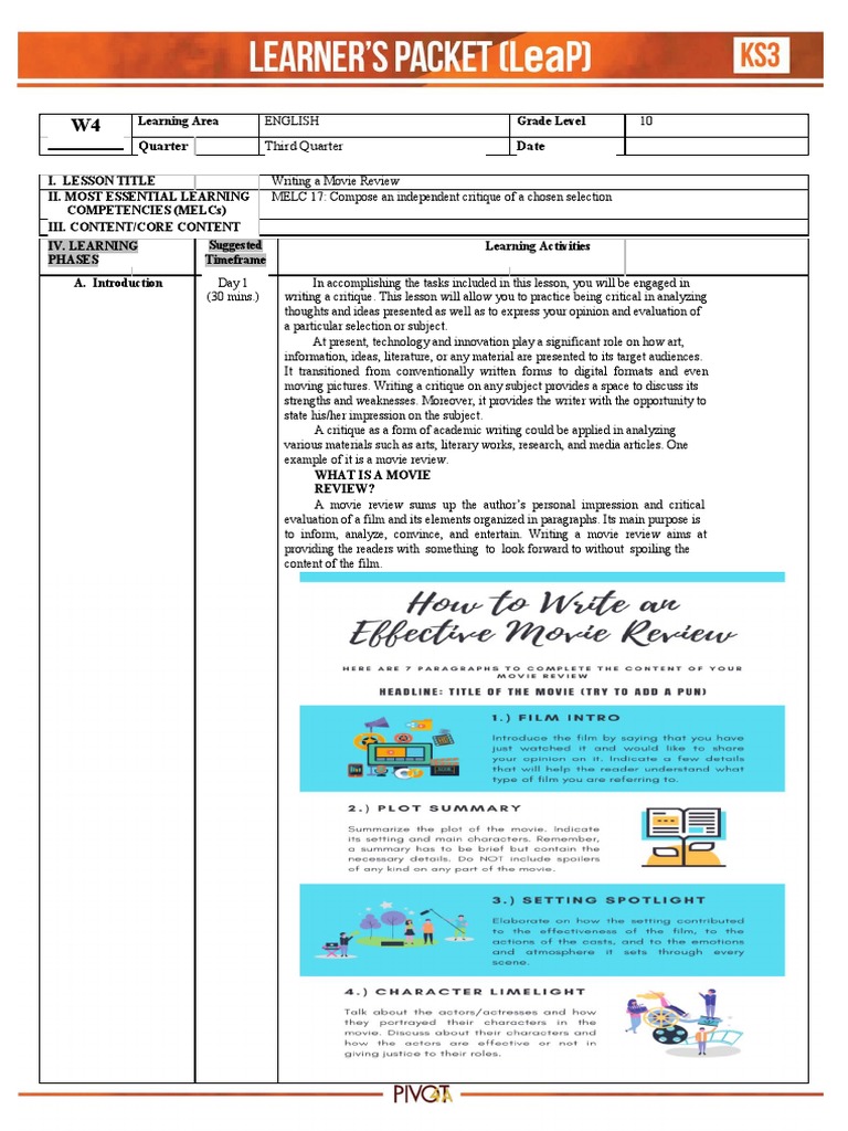 English 10 Q3 Week 4 | PDF