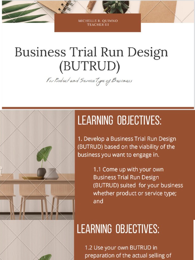 Butrud For Product and Service Type of Business | PDF | Career & Growth