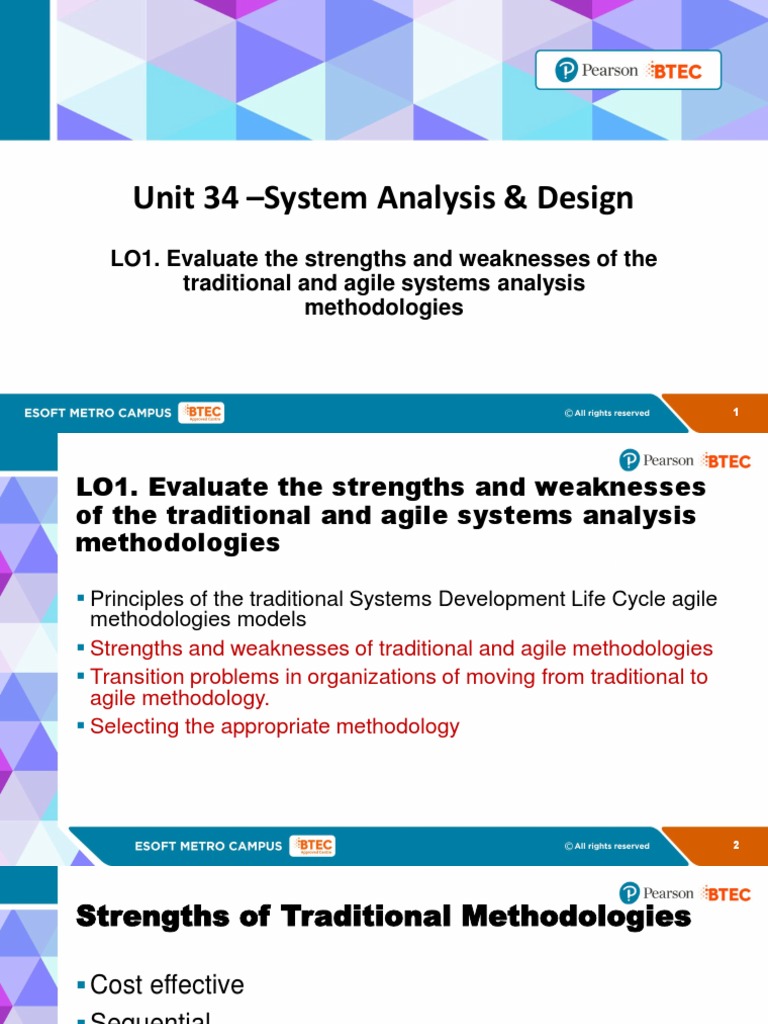 Evaluate Traditional vs Agile Systems Analysis Methods | PDF | Agile Software Development ...