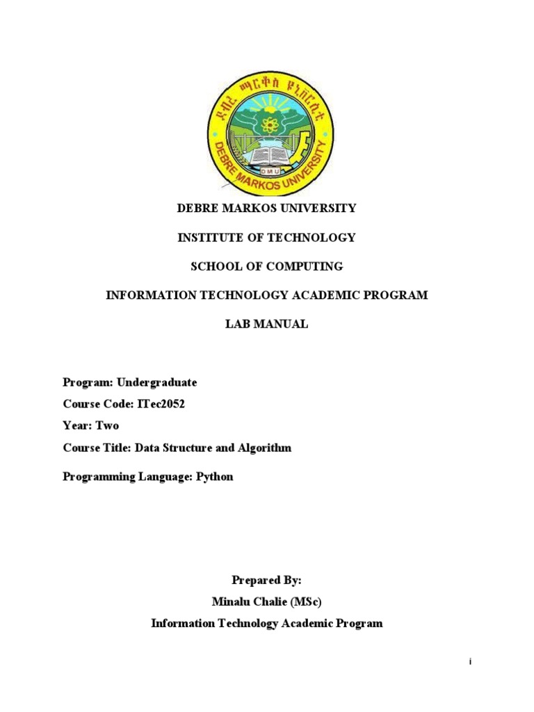 Data Structure And Algor Lab Manual Pdf Pointer Computer Programming Queue Abstract