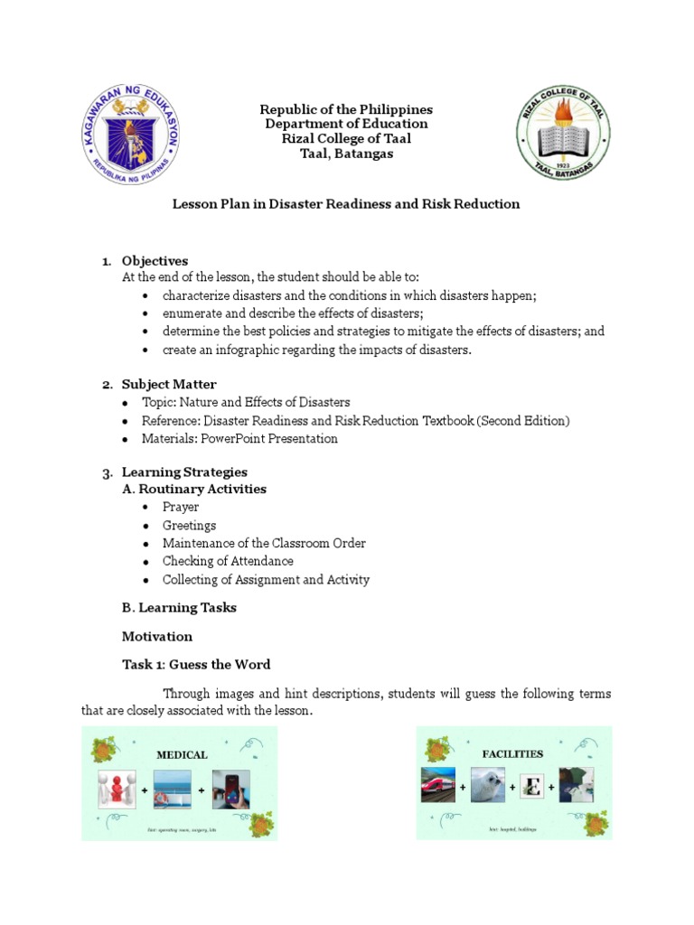 Alvarez - D.R.R. (Lesson 3 - 4as LP) | PDF | Lesson Plan | Communication