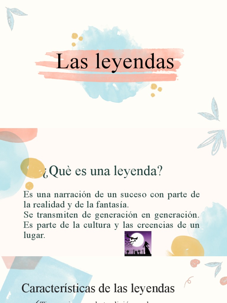 Características y ejemplos de leyendas | PDF | Ciencias sociales
