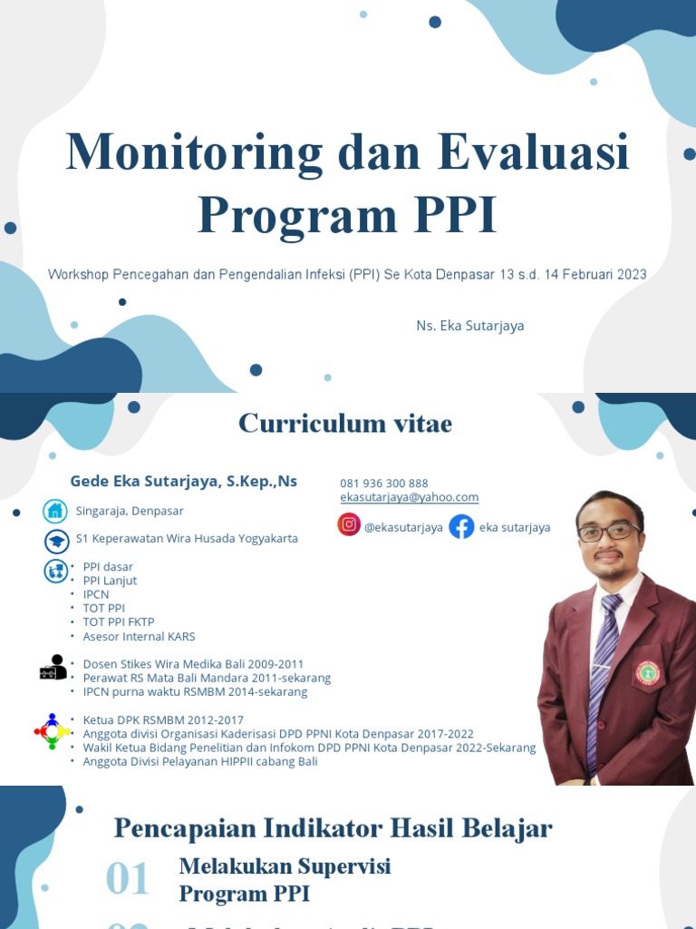 Monitoring Dan Evaluasi Program Ppi Eka | PDF