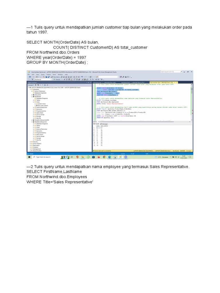Intermediate Queries | PDF
