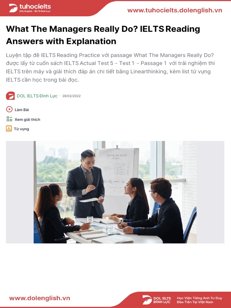 What The Managers Really Do | PDF | Leadership | Cognitive Science