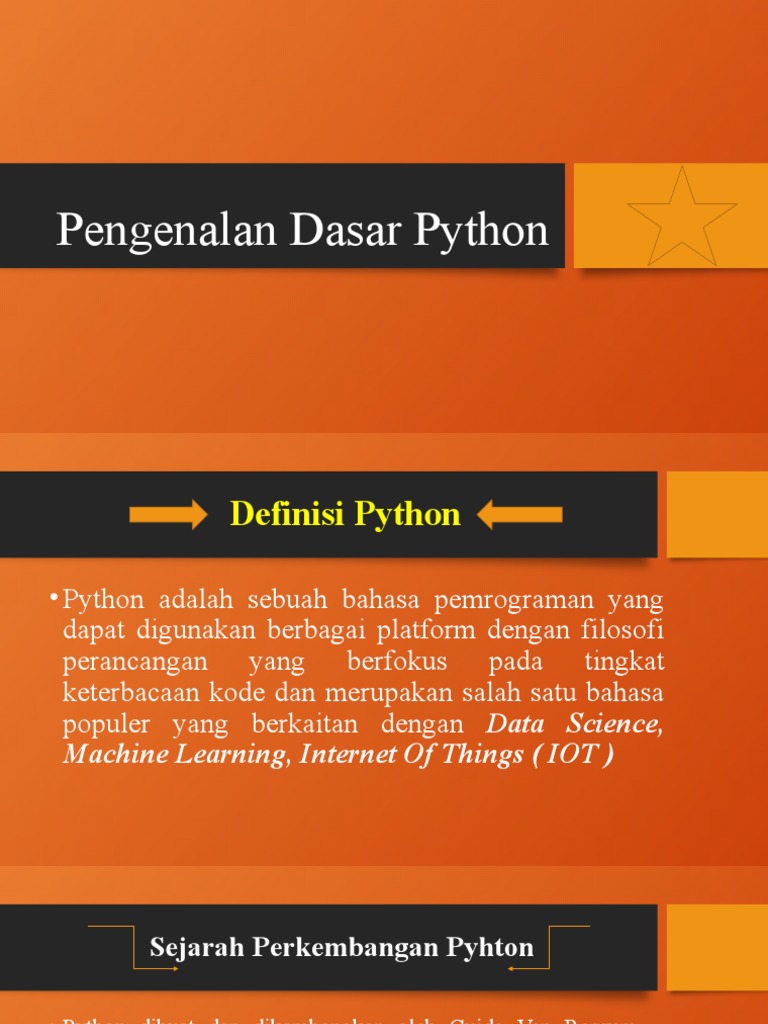 Materi Pengenalan Dasar Python XI | PDF