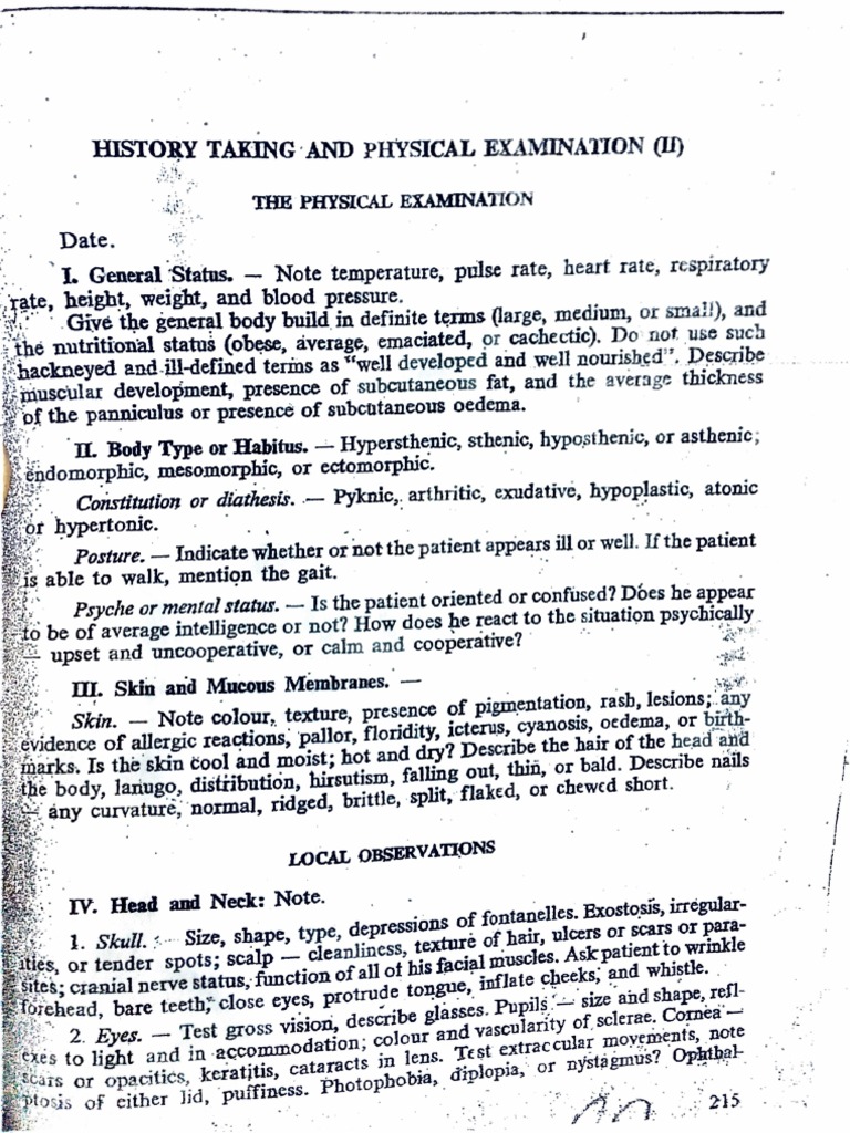 History Taking... | PDF