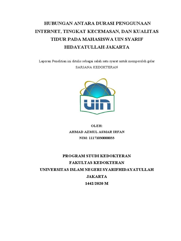 Naskah Skripsi-Ahmad Azmul Asmar Irfan - 033 Ahmad Azmul Asmar Irfan | PDF