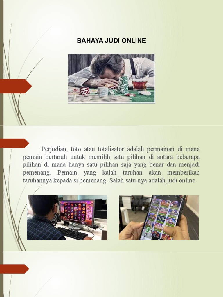Materi - Bahaya Judi Online | PDF | Game & Aktivitas