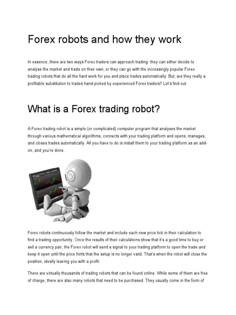 Forex Robots and How They Work | PDF | Foreign Exchange Market | Business