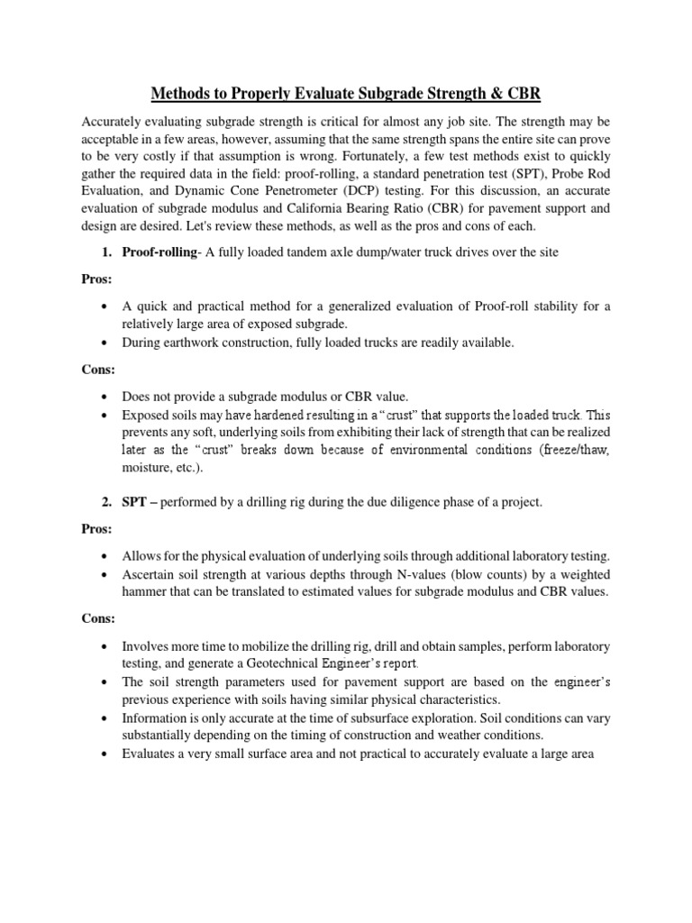 Soil Survey and Subgrade Evaluation | PDF | Road Surface | Concrete