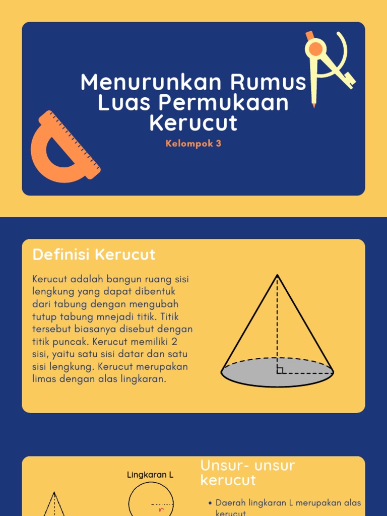 Luas Permukaan Kerucut | PDF