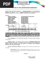 Barangay ORDINANCE No. 6-2020-Animals Astray | PDF | Detention ...