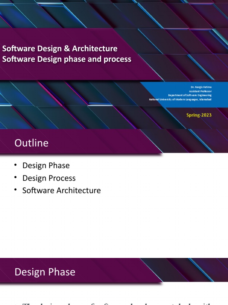 SDA-Software Design Process | Download Free PDF | Component Based Software Engineering | System