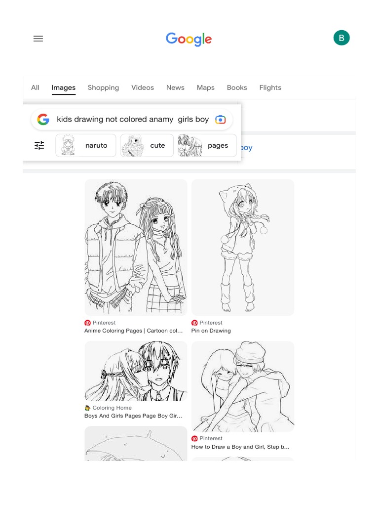 Kids Drawing Not Colored Anamy Girls Boy - Google Search | PDF Kids Drawing Not Colored Anamy Girls Boy - Google Search | PDF