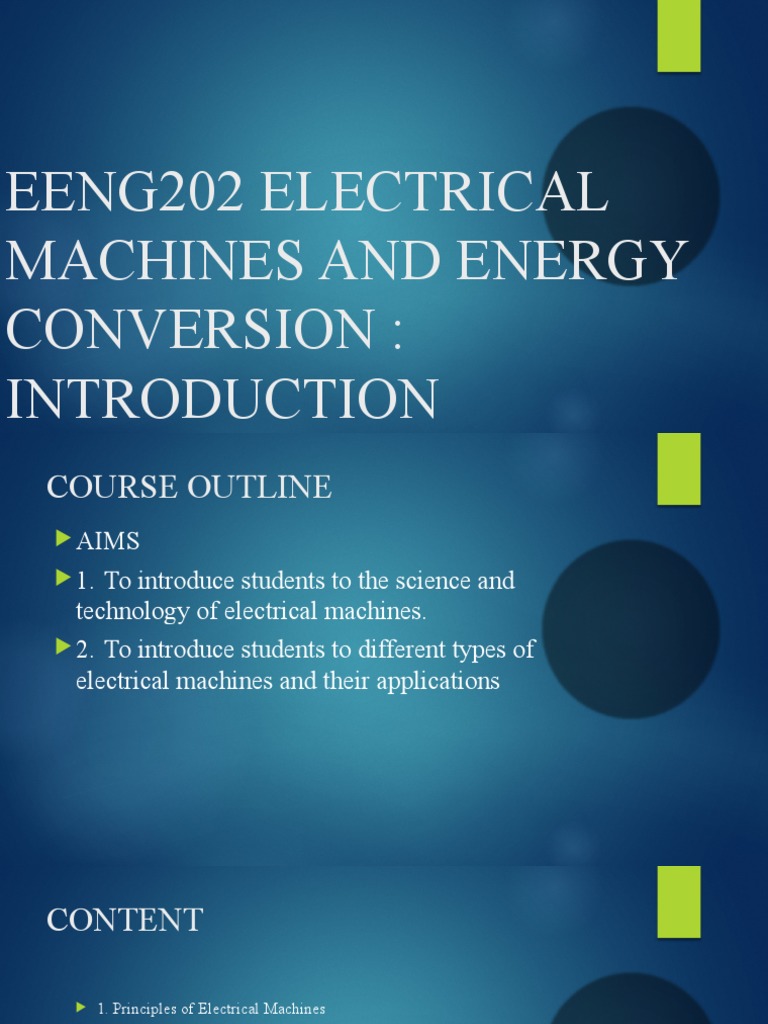 CHAPTER 1 Introduction+Magnetic Circuits | PDF | Torque | Magnetic Field