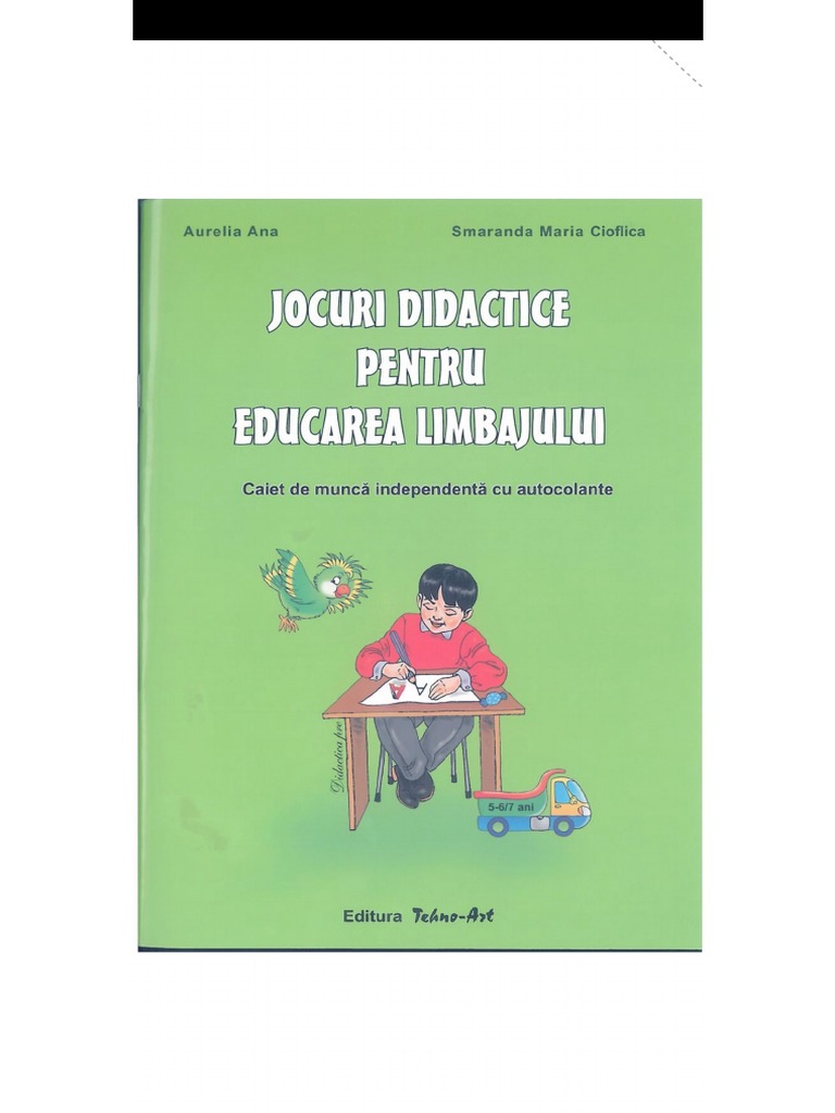 Jocuri Didactice Pentru Educarea Limbajului | PDF