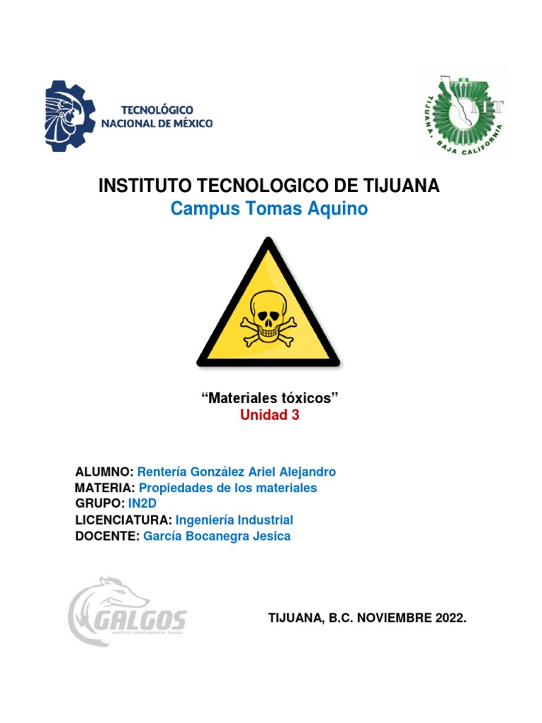 Materiales Toxicos | PDF | Amoníaco | Cloruro de polivinilo