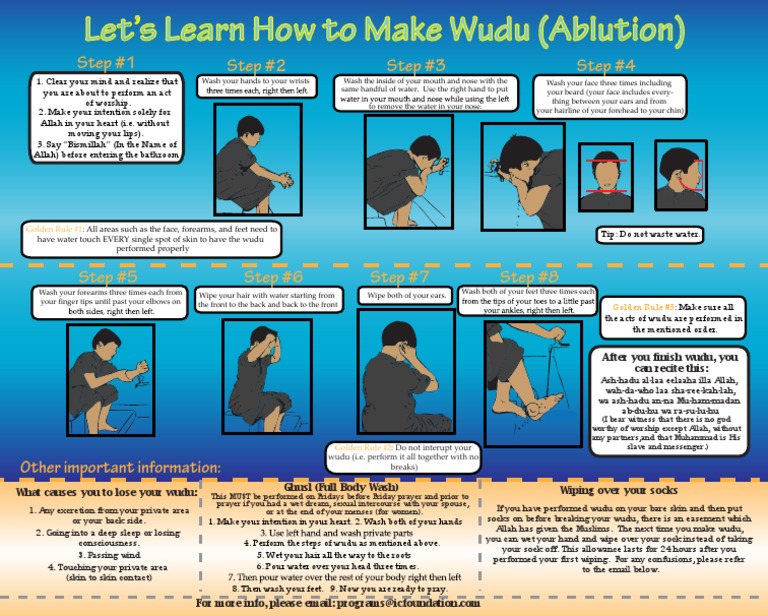 Wudu English | PDF | Religious Behaviour And Experience | Religion And ...