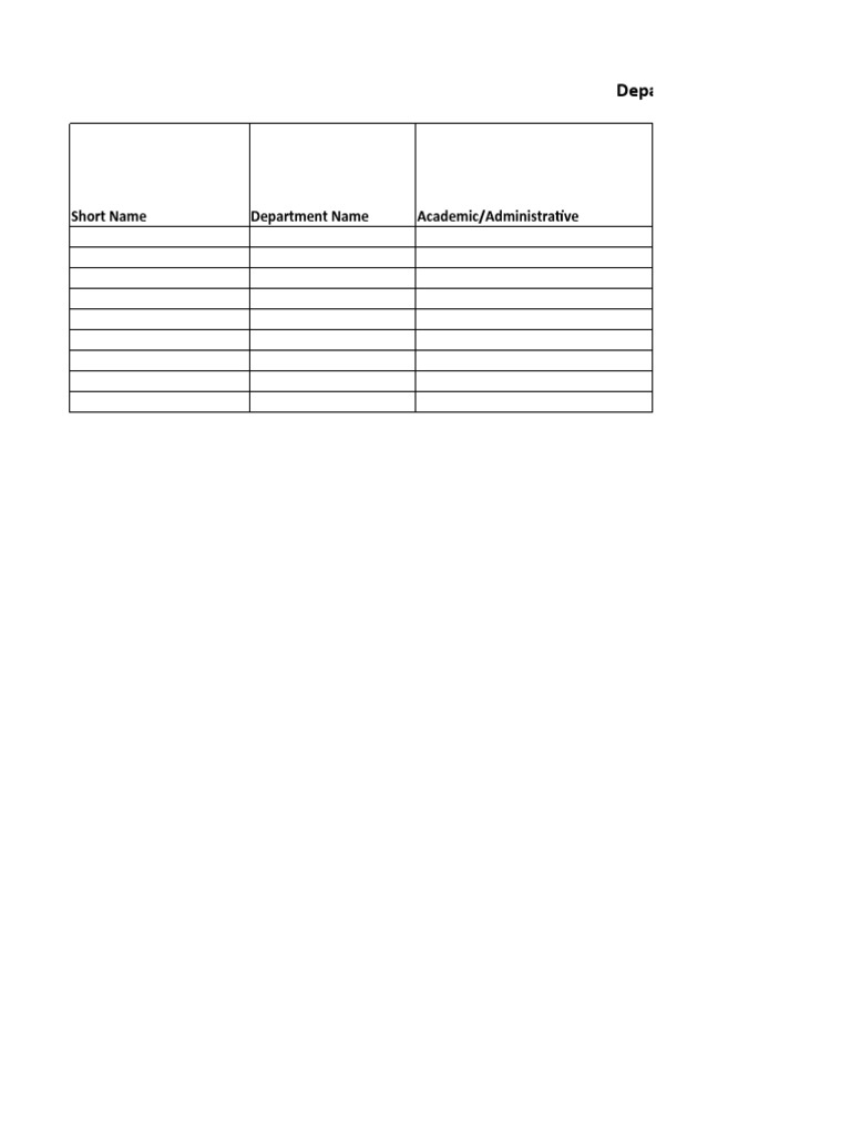 Comprehensive Department Directory | PDF | Career & Growth | Language ...