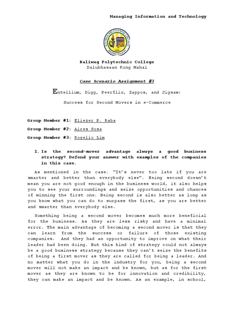 Mid - Real World Case Scenario #3 | PDF | Business | Business Economics