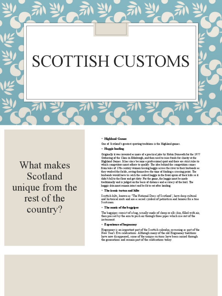 Scotland | PDF | Foods | Cuisine