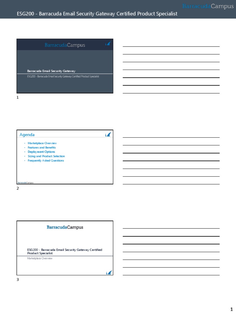 Esg200 Student Slides | PDF | Email Spam | Cloud Computing