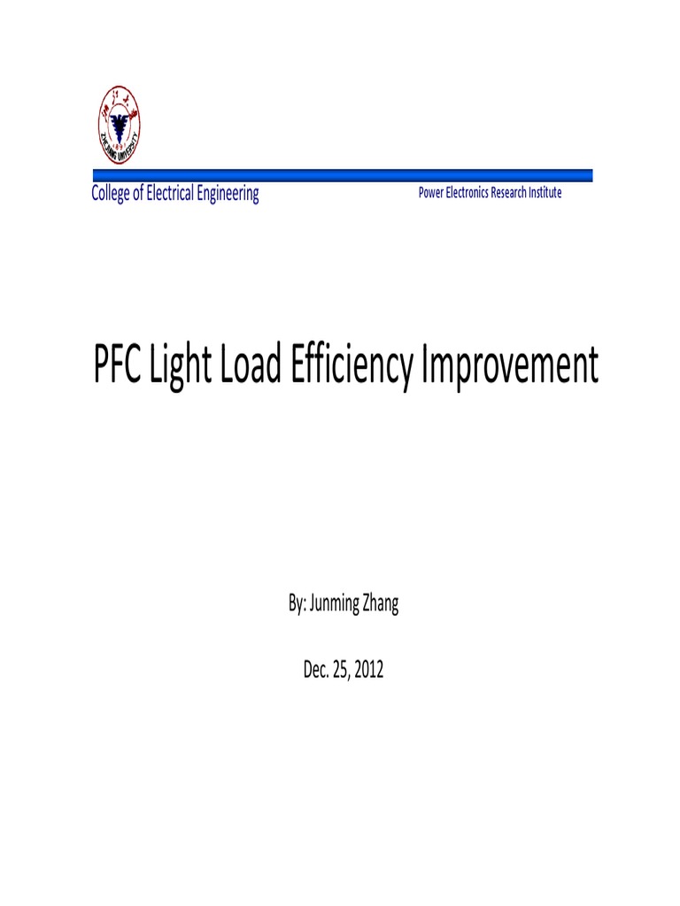 Light Load Efficiency Improvement Ver2 | PDF | Power Electronics ...