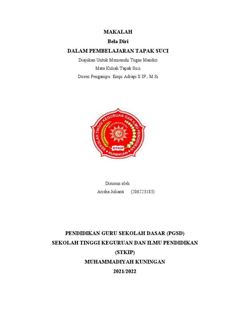 Makalah Tapak Suci Ariska Julianti | PDF