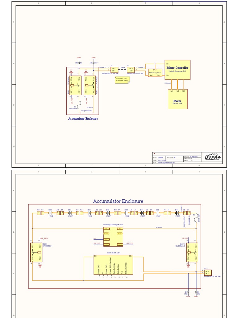 Tractive System Final Schematic | PDF