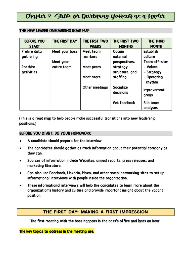 Chapter 3 and 4 Reviewer Larger Font | PDF | Leadership | Power (Social ...