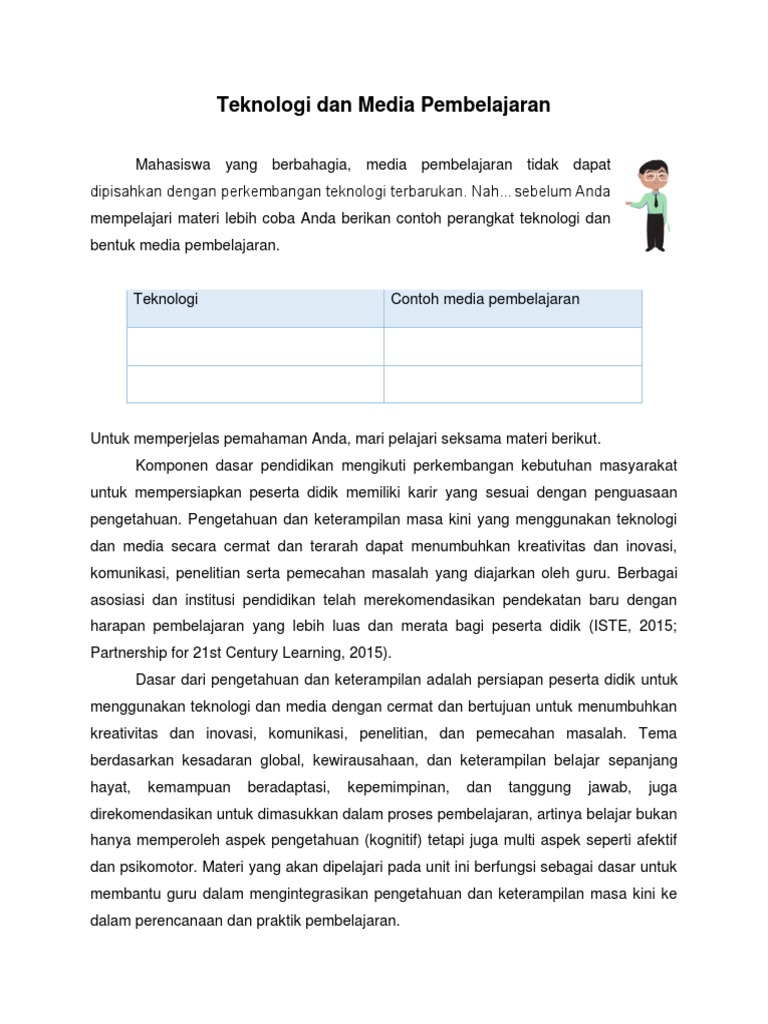 A.6. Teknologi Dan Media Pembelajaran | PDF