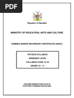 NSSCAS English As A Second Language Paper 1 Namibia | PDF | Hunting