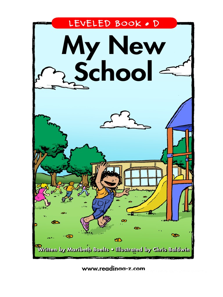 RAZ D-My New School | PDF | Reading (Process) | Literacy