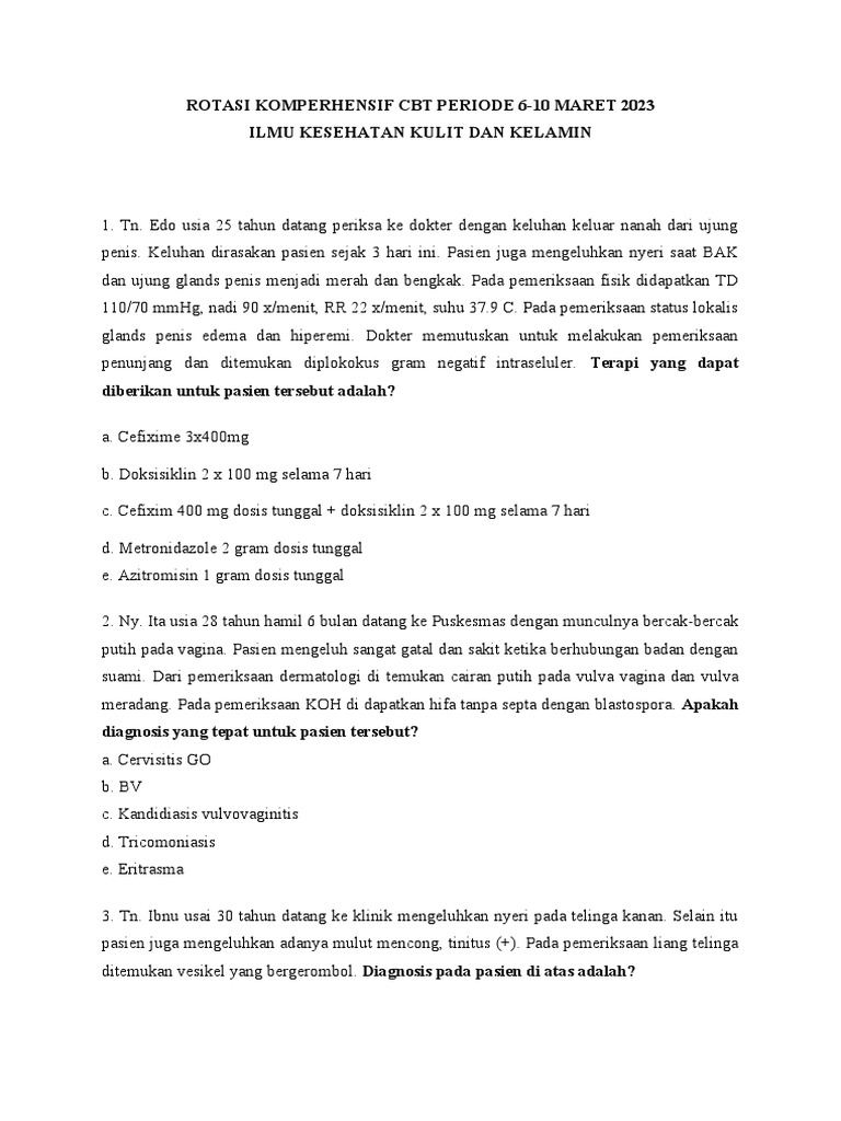 Soal CBT Ikk | PDF | Sains & Matematika