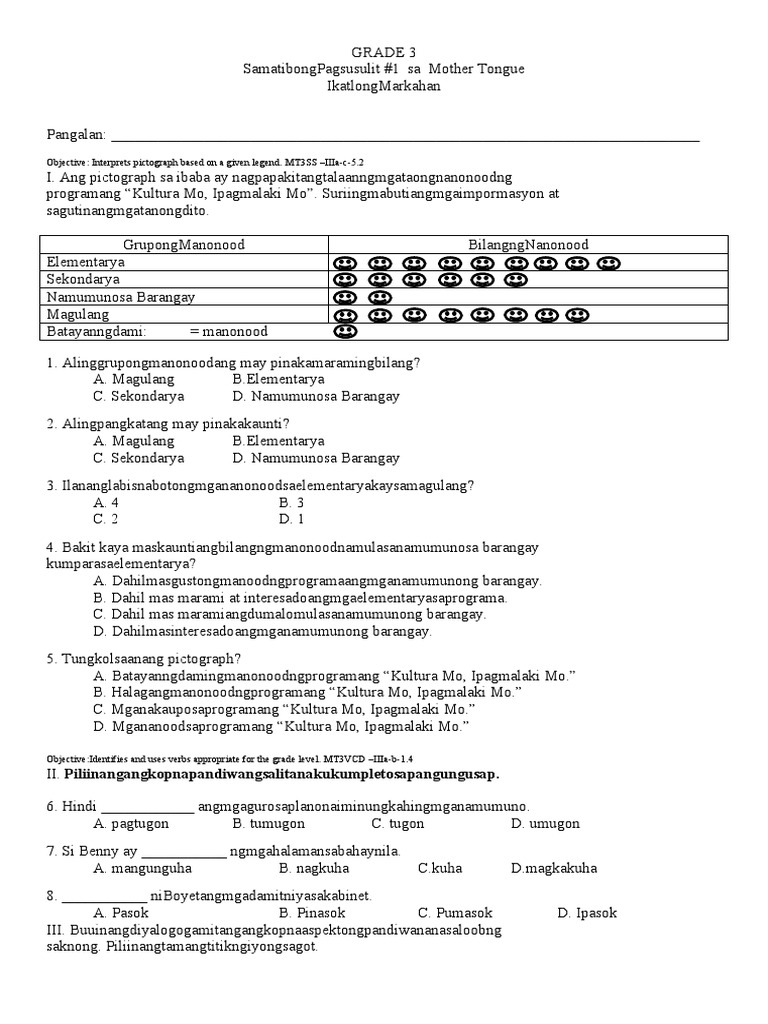 3RD Quarter Quiz MTB | PDF