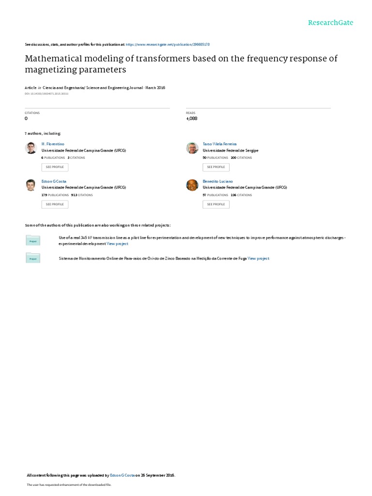 Mathematical_modeling_of_transformers_based_on_the | PDF | Transformer ...