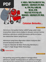 Sni Mix Design Beton 2012 | PDF